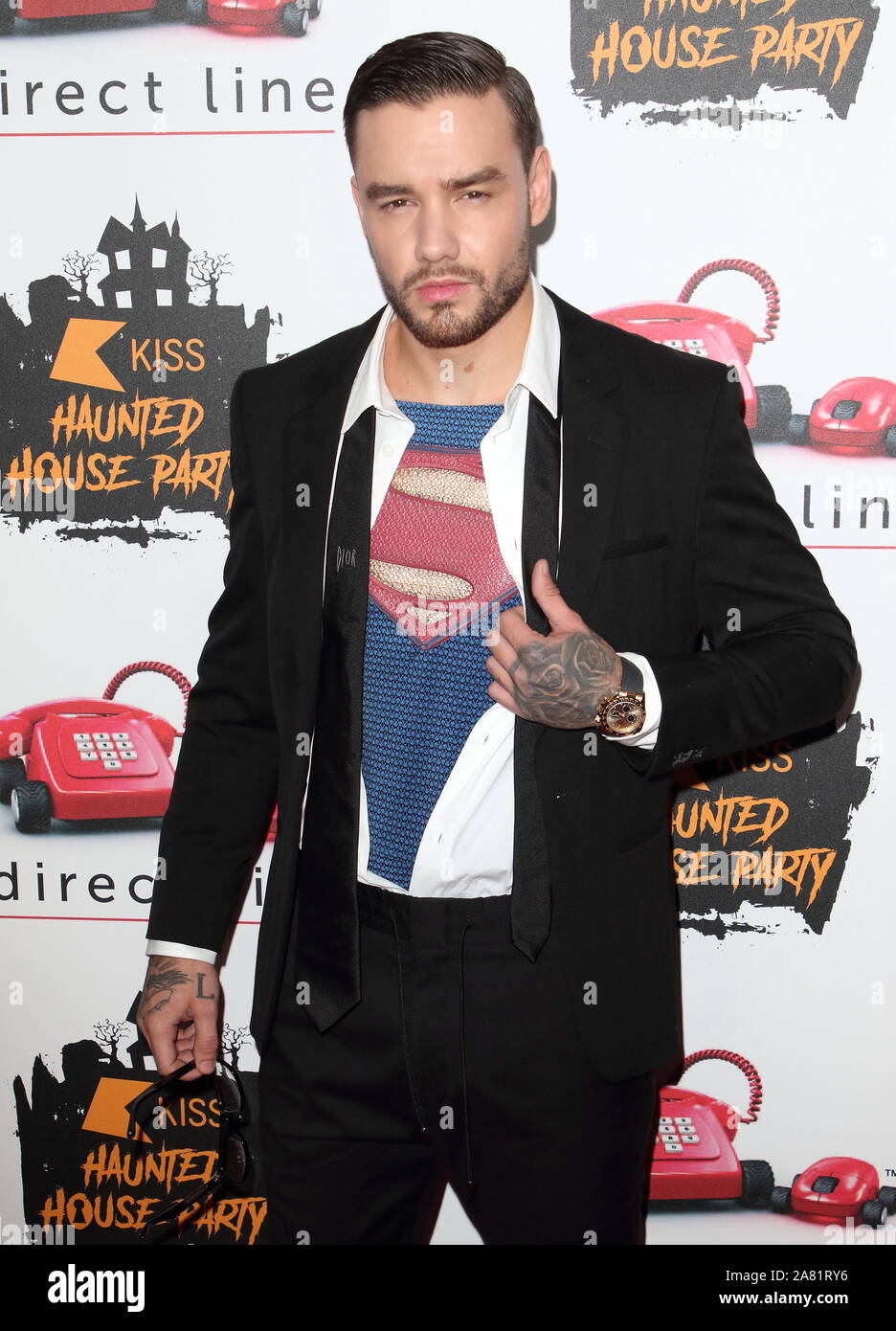 London, UK. Liam Payne at KISS Haunted House Party. SSE Arena. 26th ...