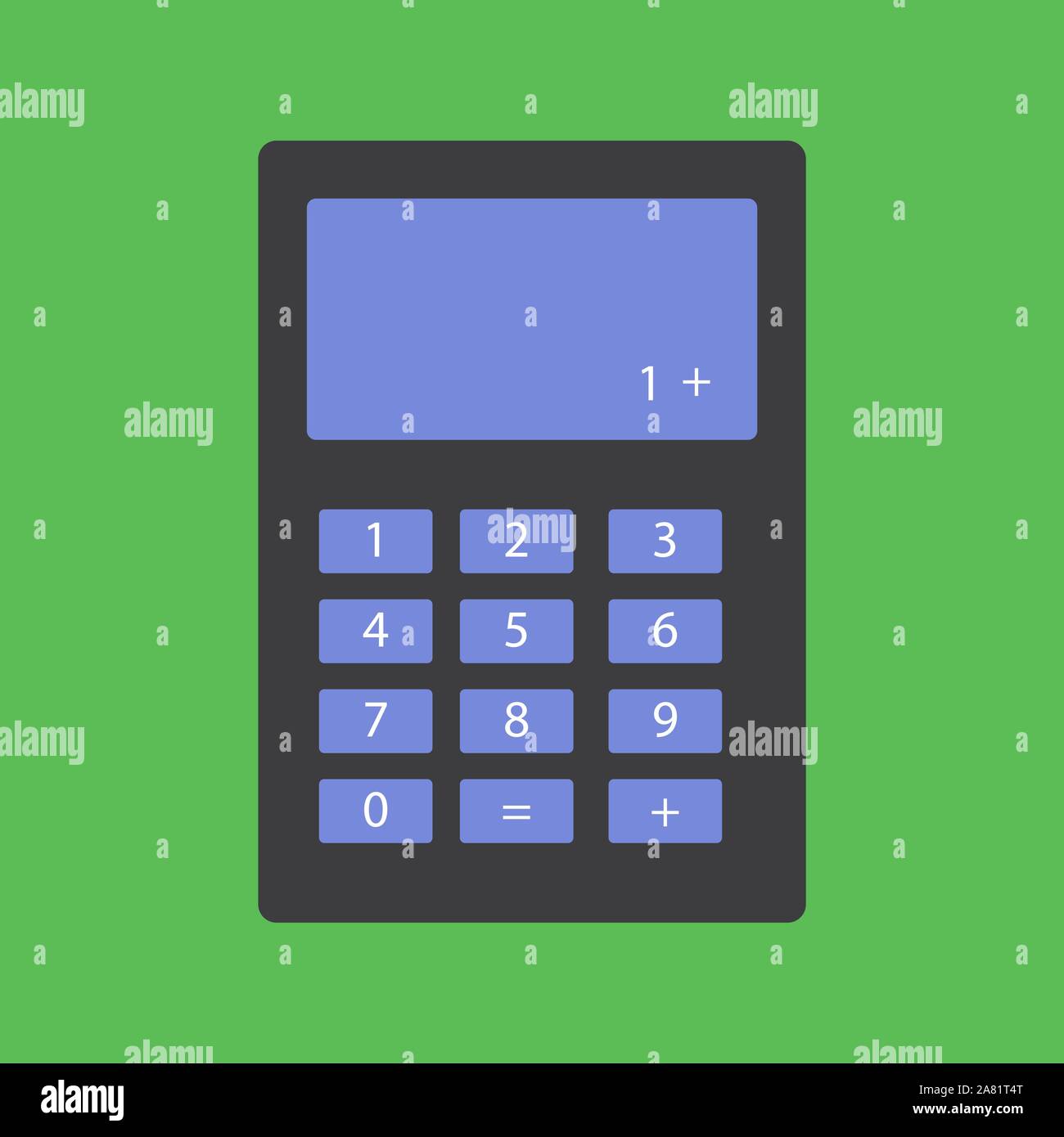 Calculator illustration hi-res stock photography and images - Alamy