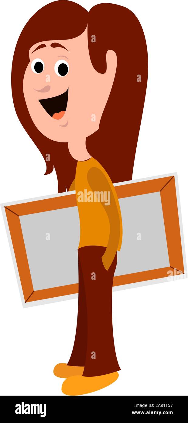 Artist, illustration, vector on white background Stock Vector Image ...