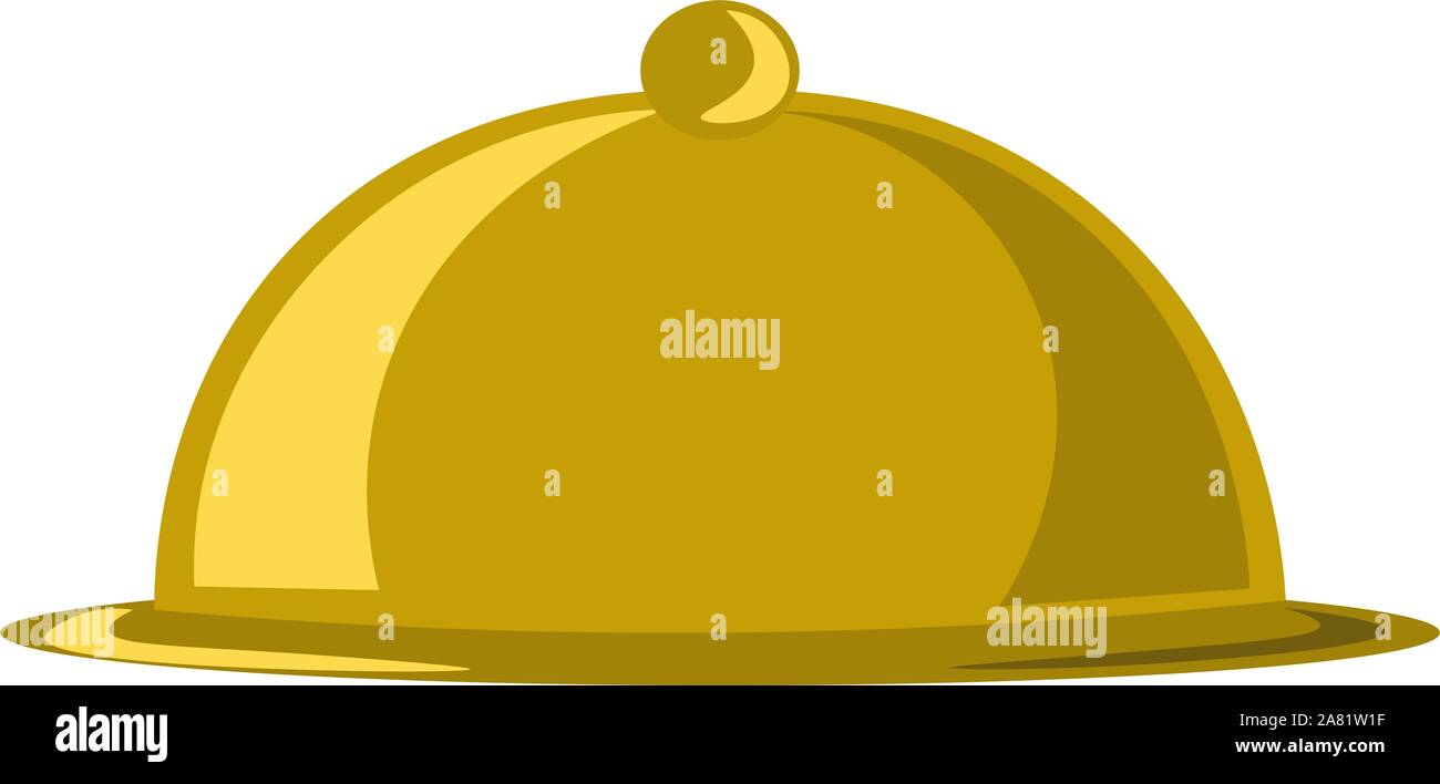 Dishes with a lid, illustration, vector on white background Stock ...