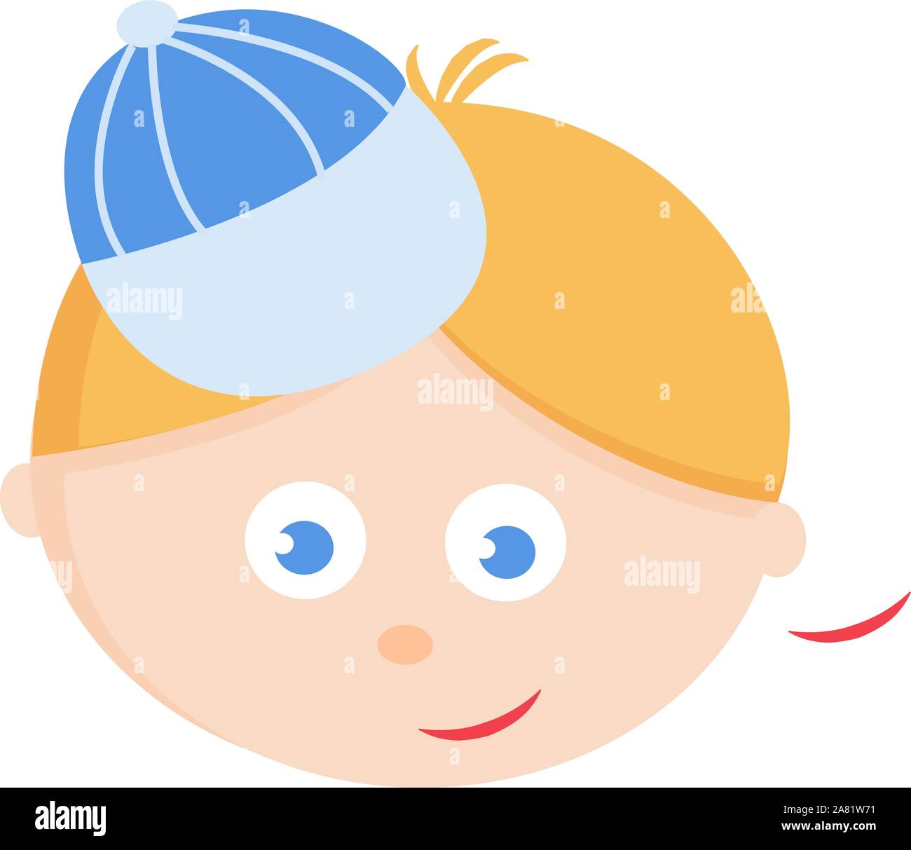 Boy side on Stock Vector Images - Alamy