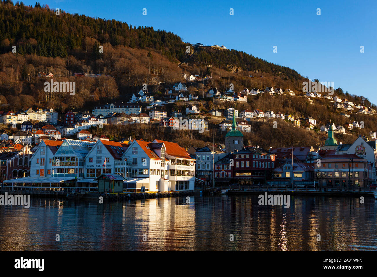 The waterfront in Bergen, Norway Stock Photo - Alamy