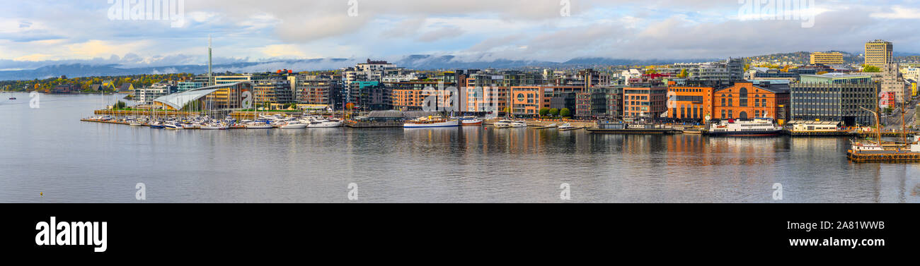 Oslo panorama hi-res stock photography and images - Alamy