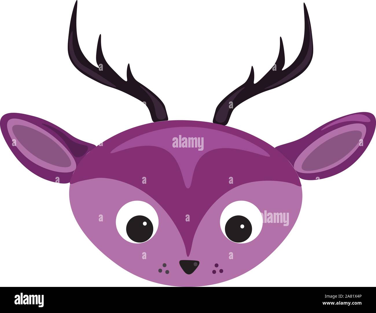Elk isolated on white Stock Vector Images - Alamy