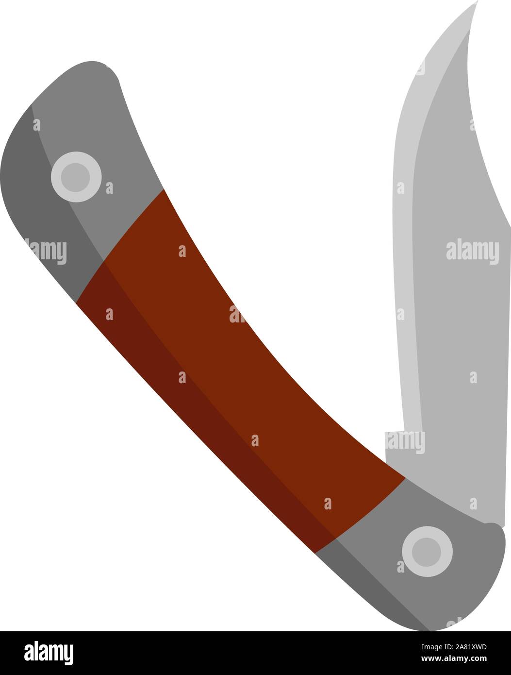 Jackknife, illustration, vector on white background Stock Vector Image ...