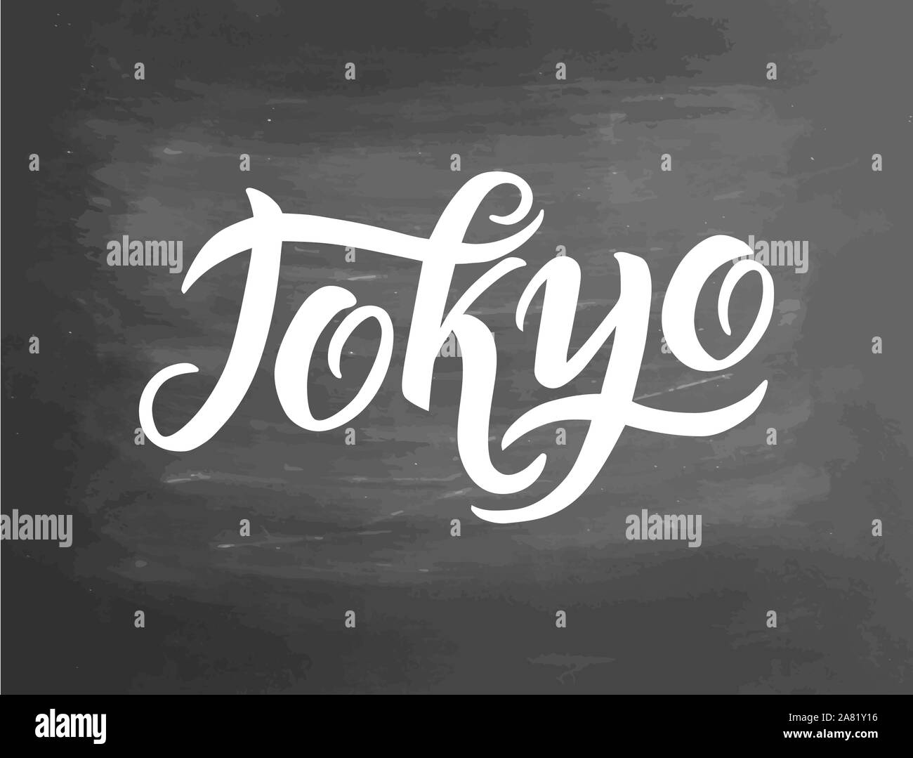 Tokyo hand-lettering calligraphy national Japan flag. Tokyo hand drawn ...