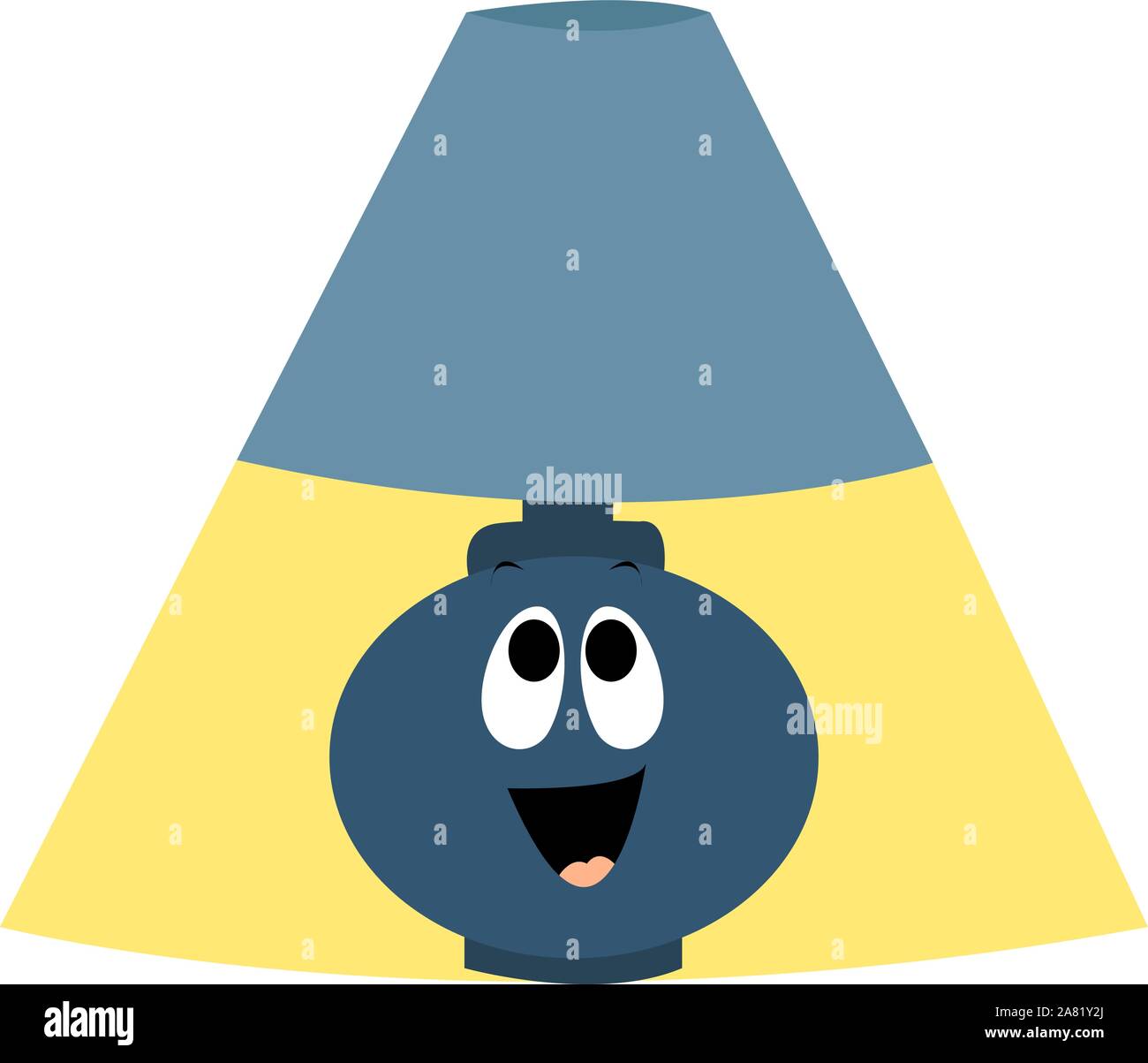 Blue lamp Stock Vector Images - Alamy