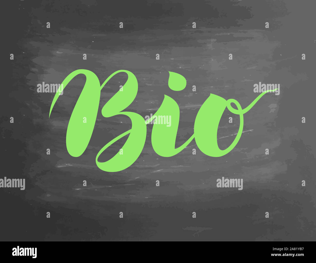 Bio chalkboard blackboard text writing handwritten text, chalk on a ...