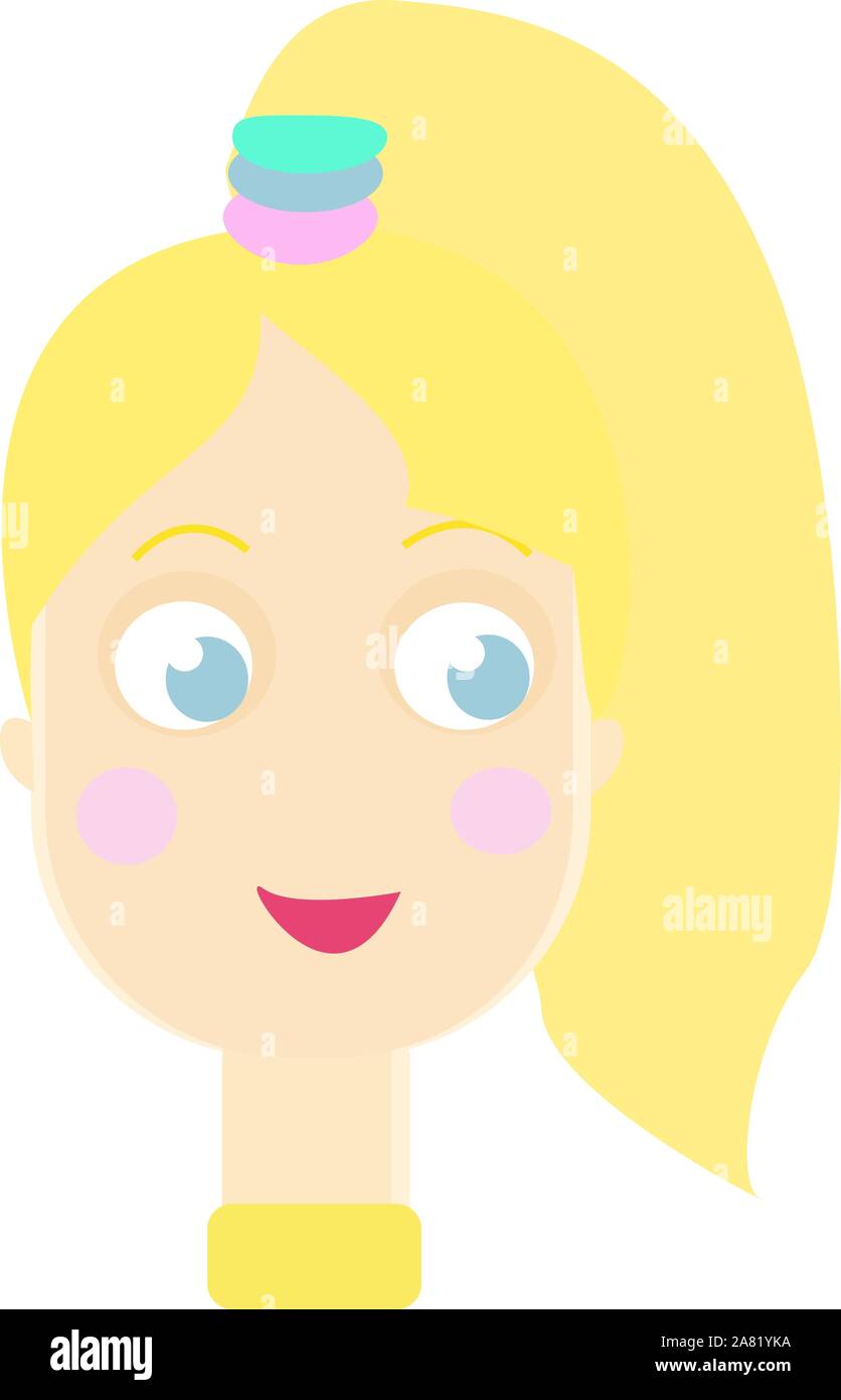 Lady with blonde hair Stock Vector Images - Alamy