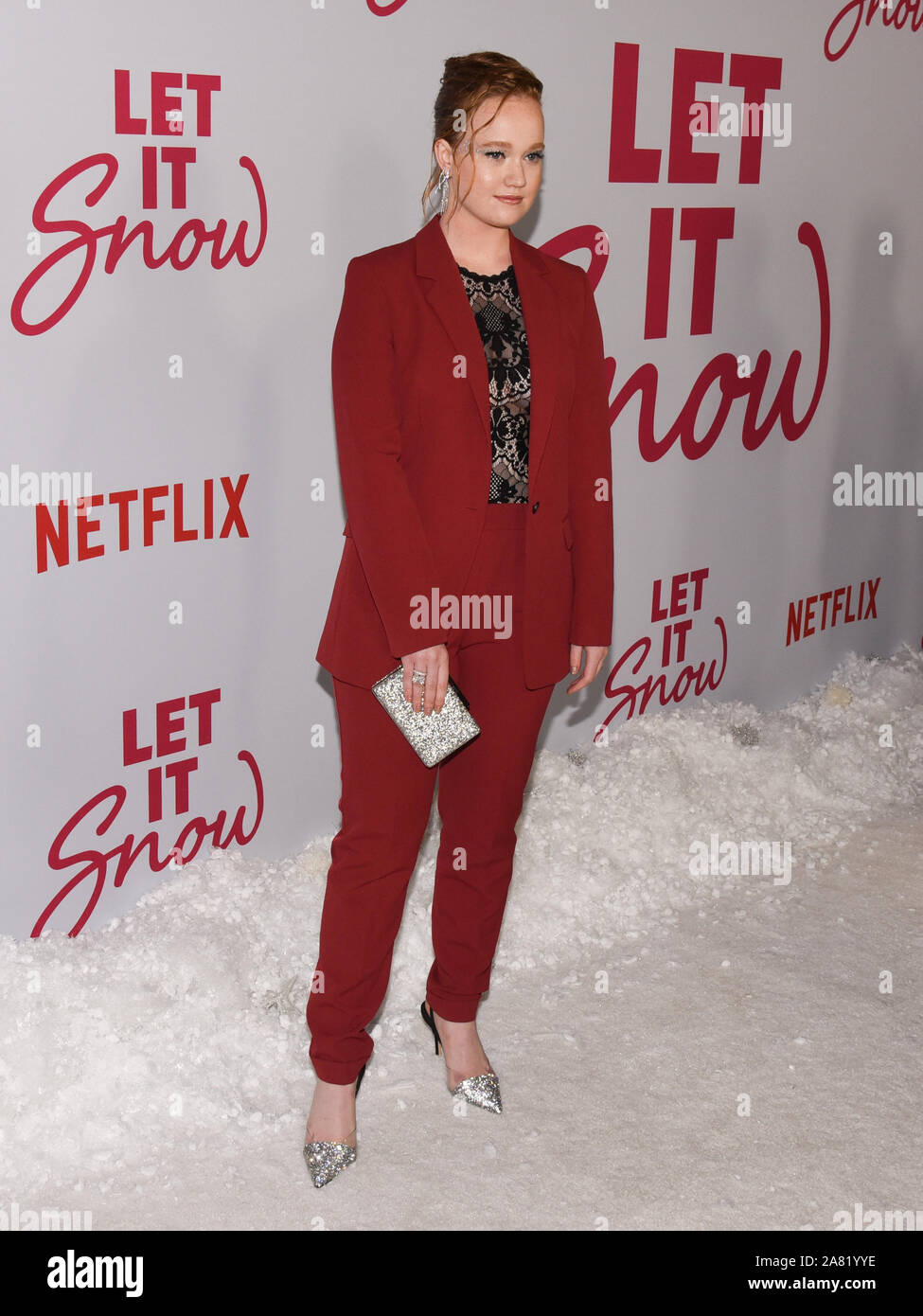 November 4, 2019, Los Angeles, California: Liv Hewson attends LA ...