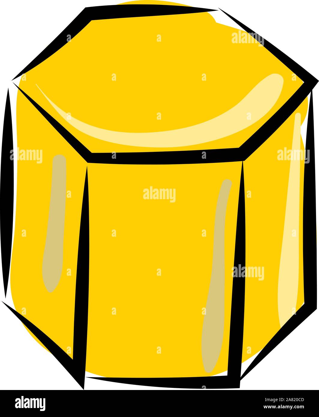 Prism, illustration, vector on white background Stock Vector Image ...