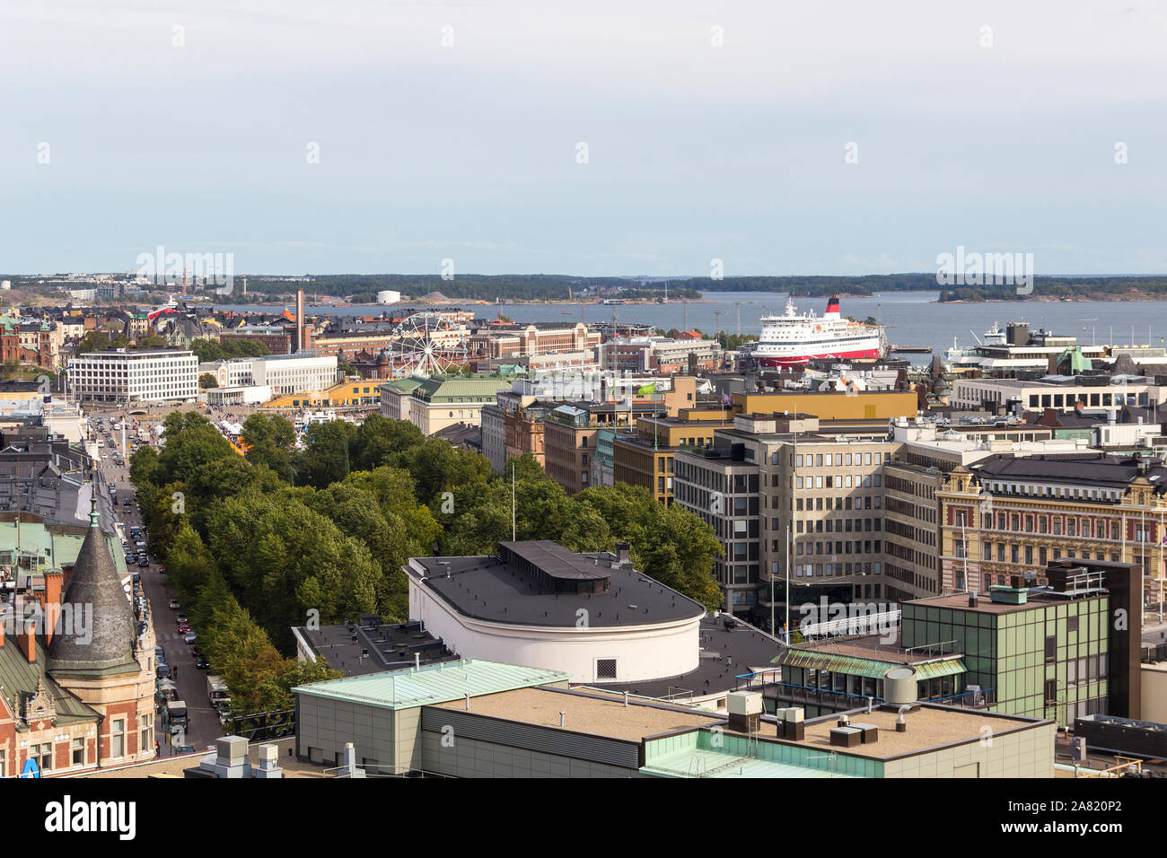 Aerial view of the center of Helsinki, Finland Stock Photo - Alamy