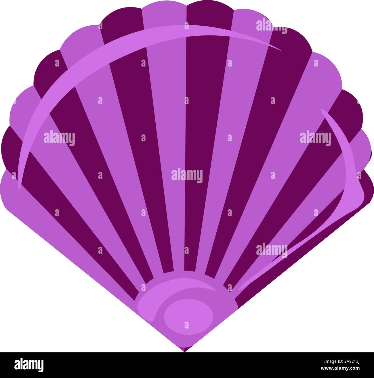 Cartoon Seashells Purple