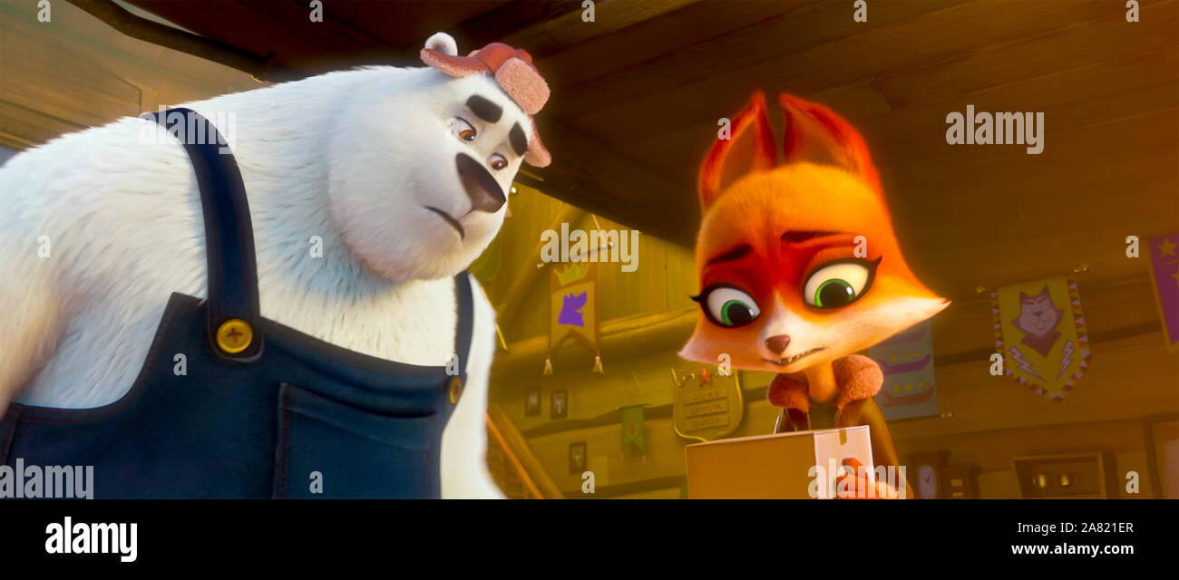 USA. A scene from the ©Entertainment Studios new movie: Arctic Dogs ...