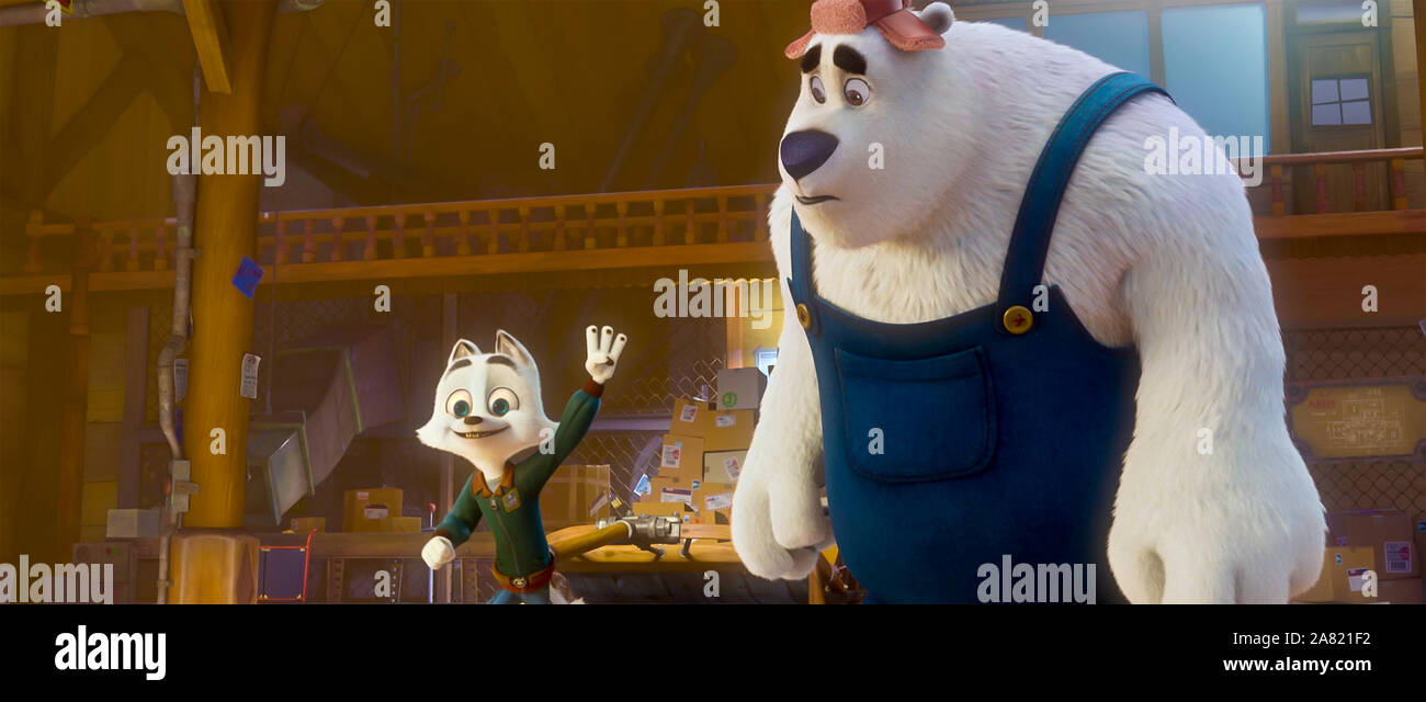 USA. A scene from the ©Entertainment Studios new movie: Arctic Dogs ...