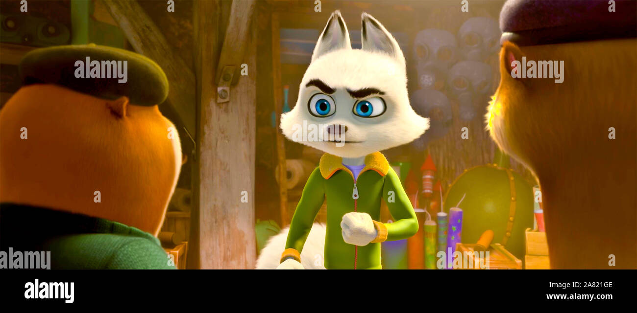 USA. A scene from the ©Entertainment Studios new movie: Arctic Dogs ...