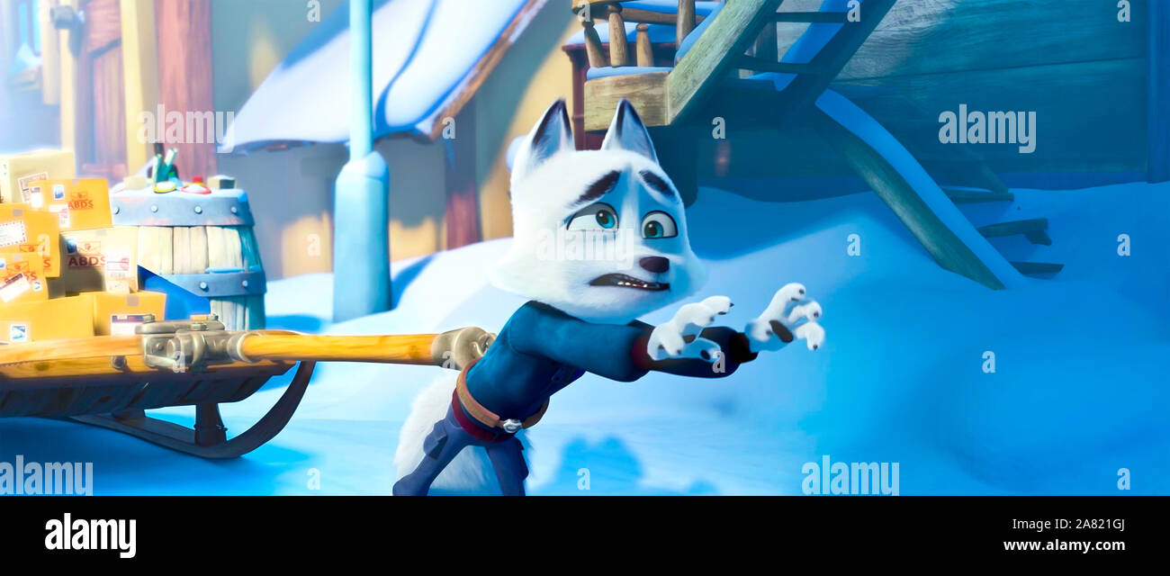 USA. A scene from the ©Entertainment Studios new movie: Arctic Dogs ...
