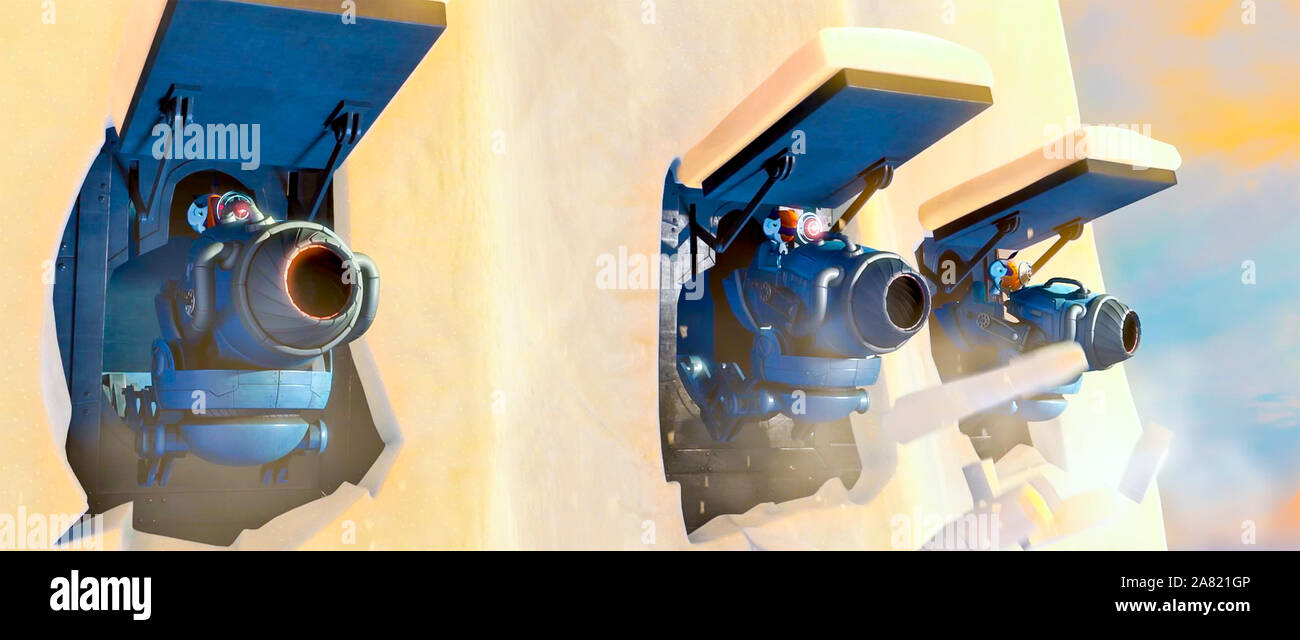 USA. A scene from the ©Entertainment Studios new movie: Arctic Dogs ...