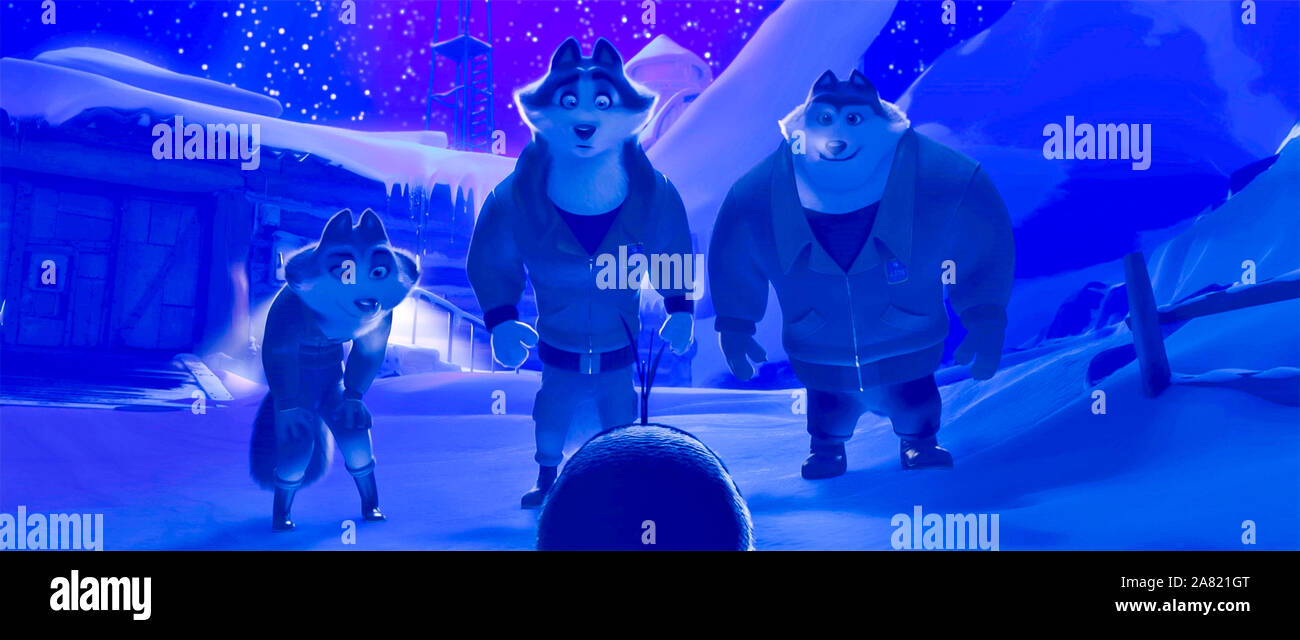 USA. A scene from the ©Entertainment Studios new movie: Arctic Dogs ...