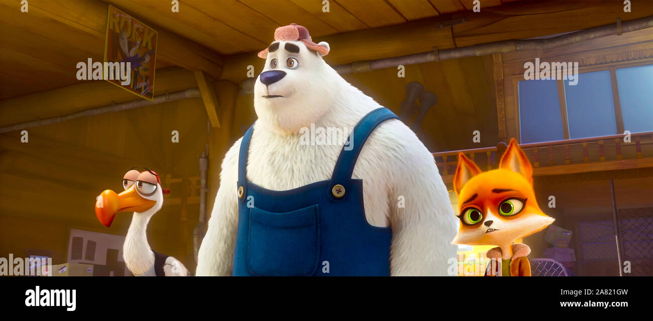 USA. A scene from the ©Entertainment Studios new movie: Arctic Dogs ...