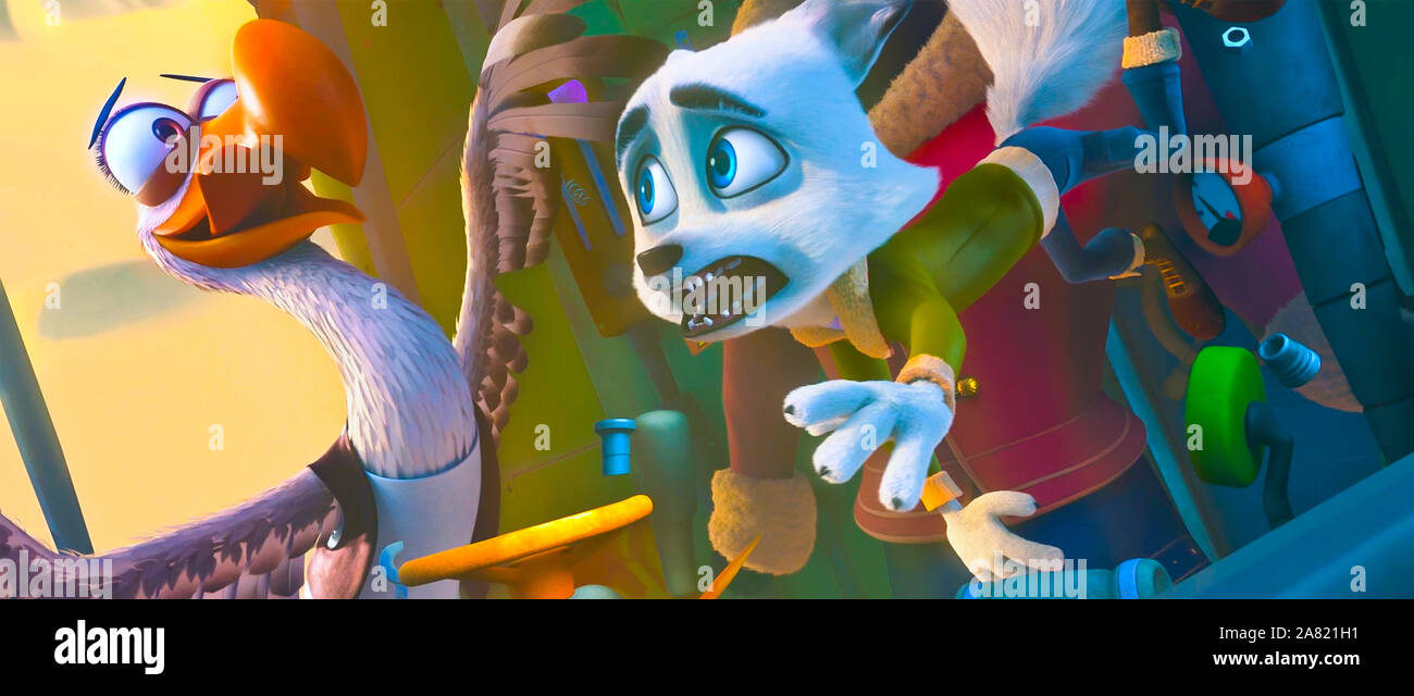 USA. A scene from the ©Entertainment Studios new movie: Arctic Dogs ...