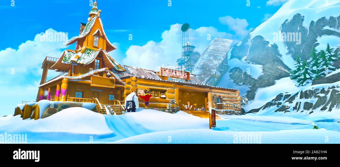 USA. A scene from the ©Entertainment Studios new movie: Arctic Dogs ...