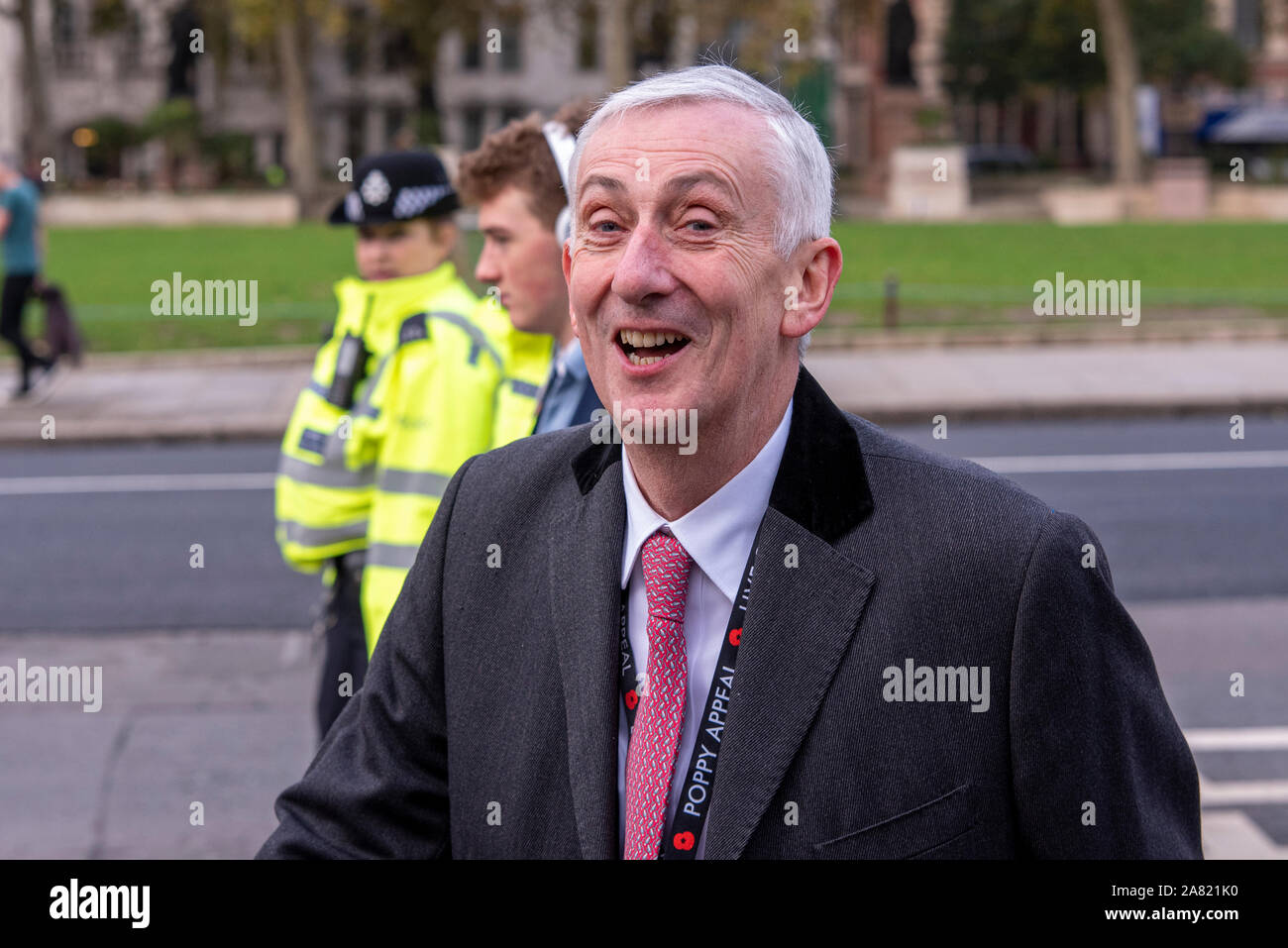 Speaker Of The House Sir Lindsay Harvey Hoyle Arriving At The House Of