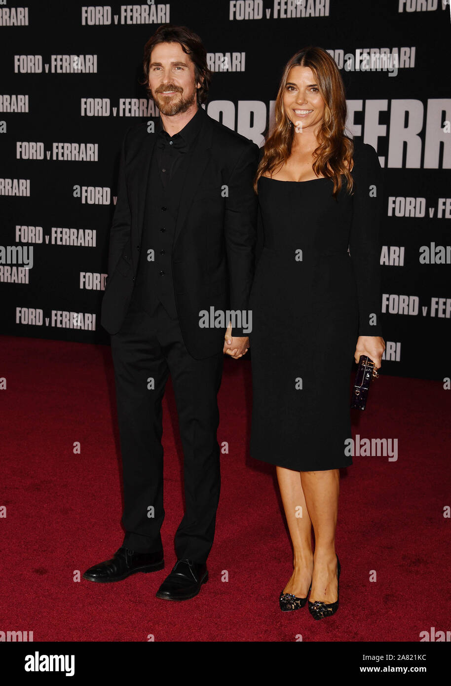 HOLLYWOOD, CA - NOVEMBER 04: Christian Bale and Sibi Bla?i? attend the ...