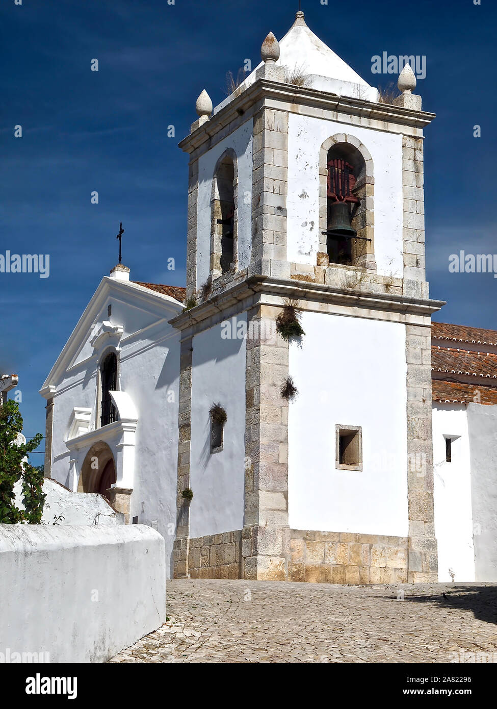 Church Santa Maria do Castelo in Alcacer do Sal Stock Photo - Alamy