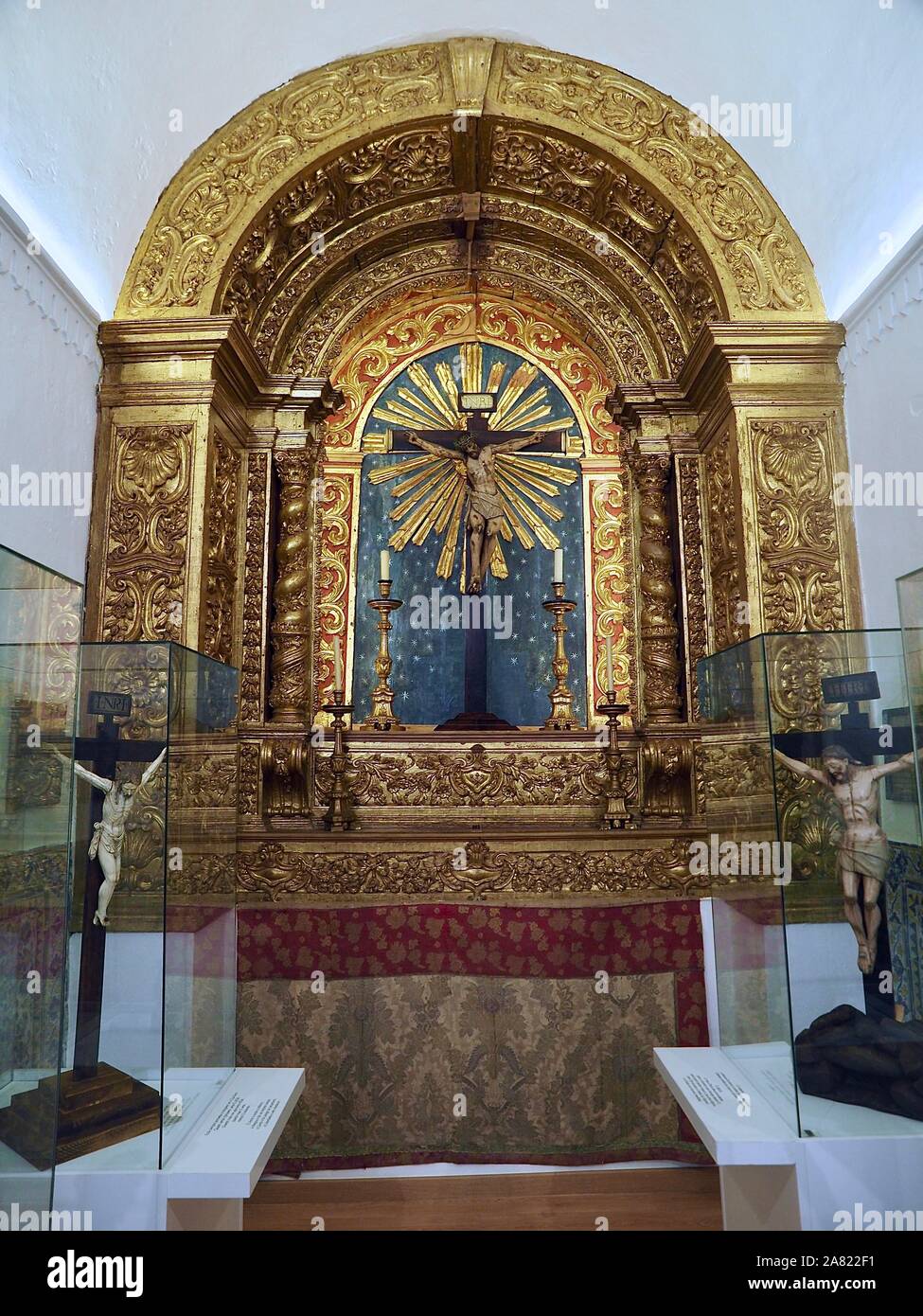 Church Santa Maria do Castelo in Alcacer do Sal Stock Photo - Alamy