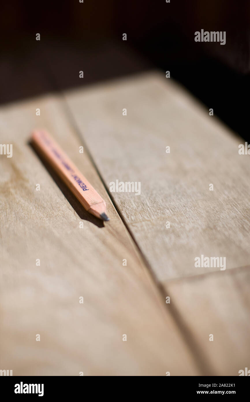 Tilted pencil hi-res stock photography and images - Alamy