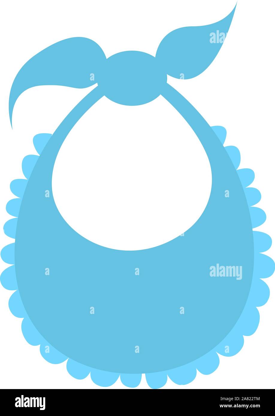 Baby napkin, illustration, vector on white background Stock Vector ...