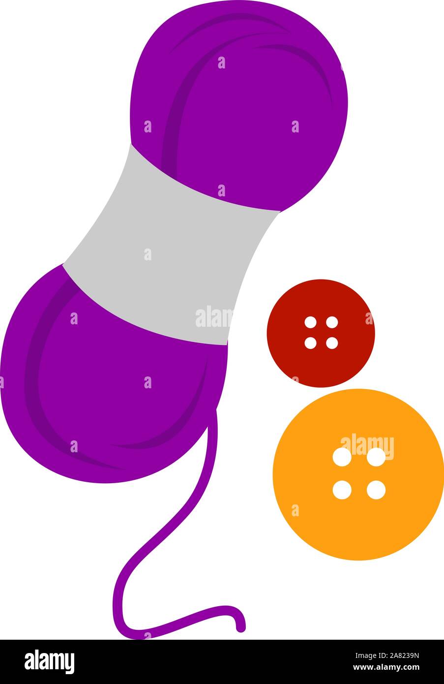 Buttons, illustration, vector on white background Stock Vector Image ...