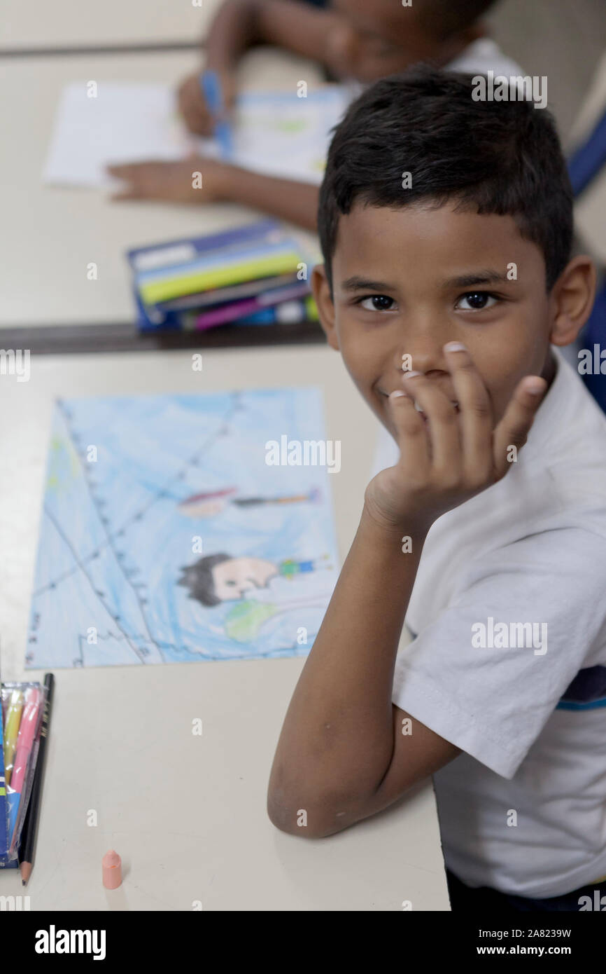 Brazilian students in classroom Stock Photo - Alamy