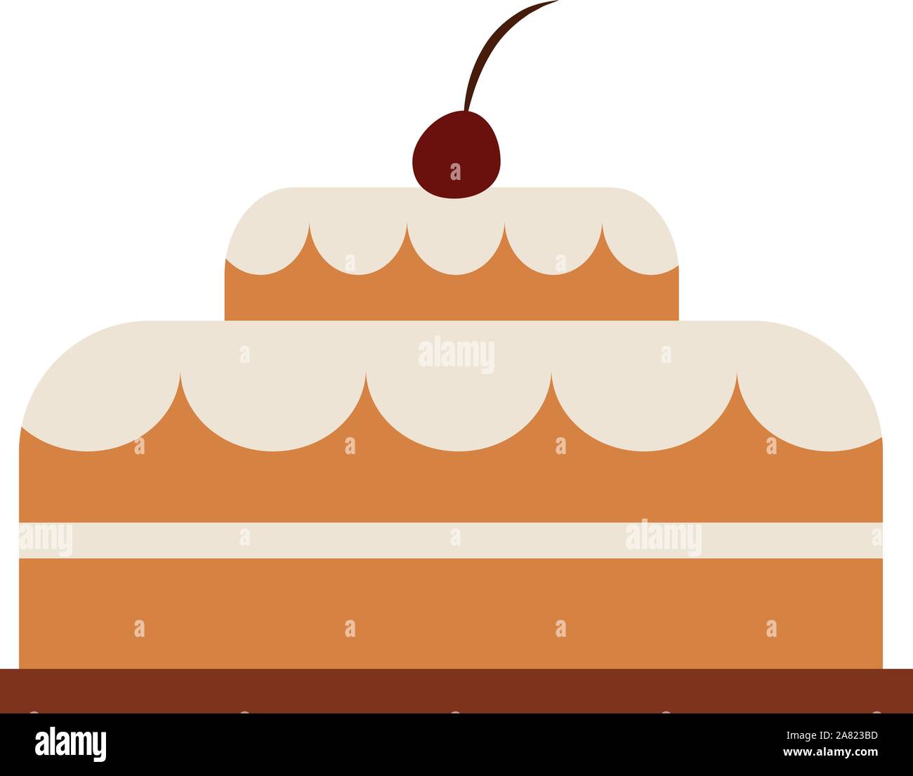 Celebration with cake Stock Vector Images - Alamy