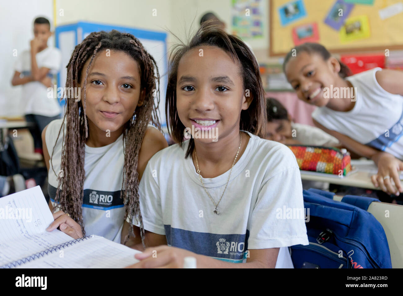 Elementary classroom hi-res stock photography and images - Alamy