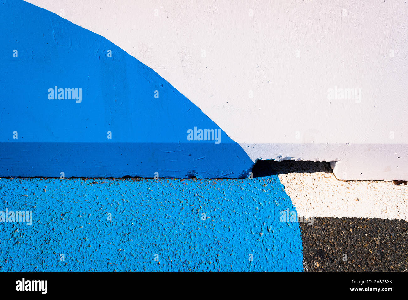 Simple urban asphalt background painted with geometric shapes Stock ...