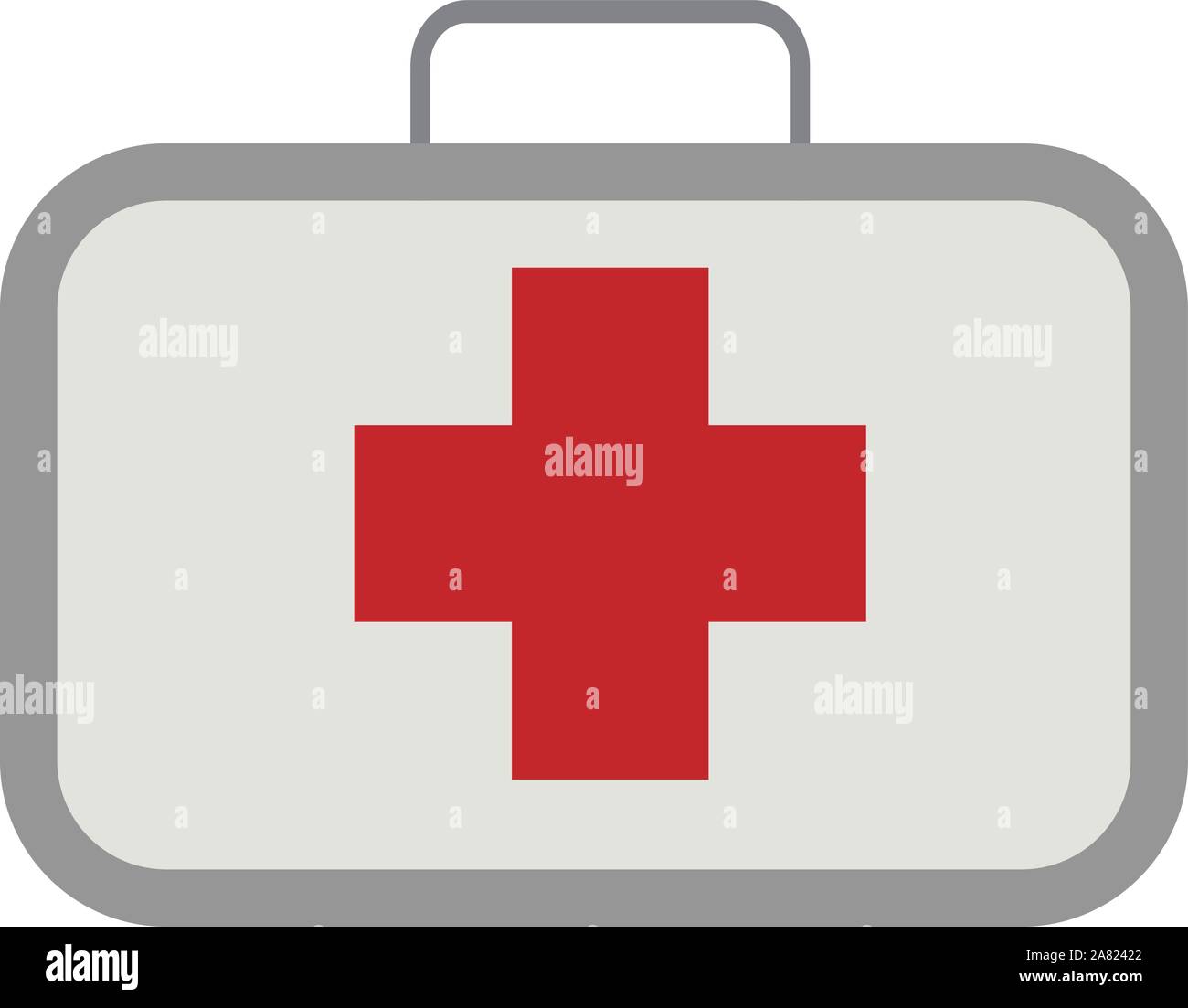 First aid, illustration, vector on white background Stock Vector Image ...