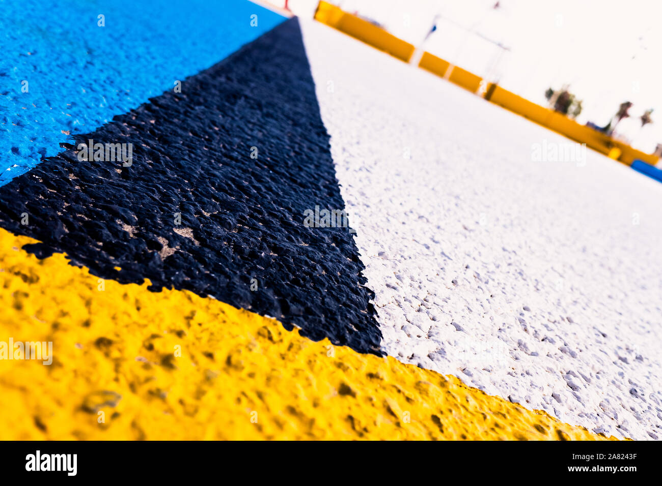 Grunge halftone asphalt wall texture and colorful rough stone surface ...