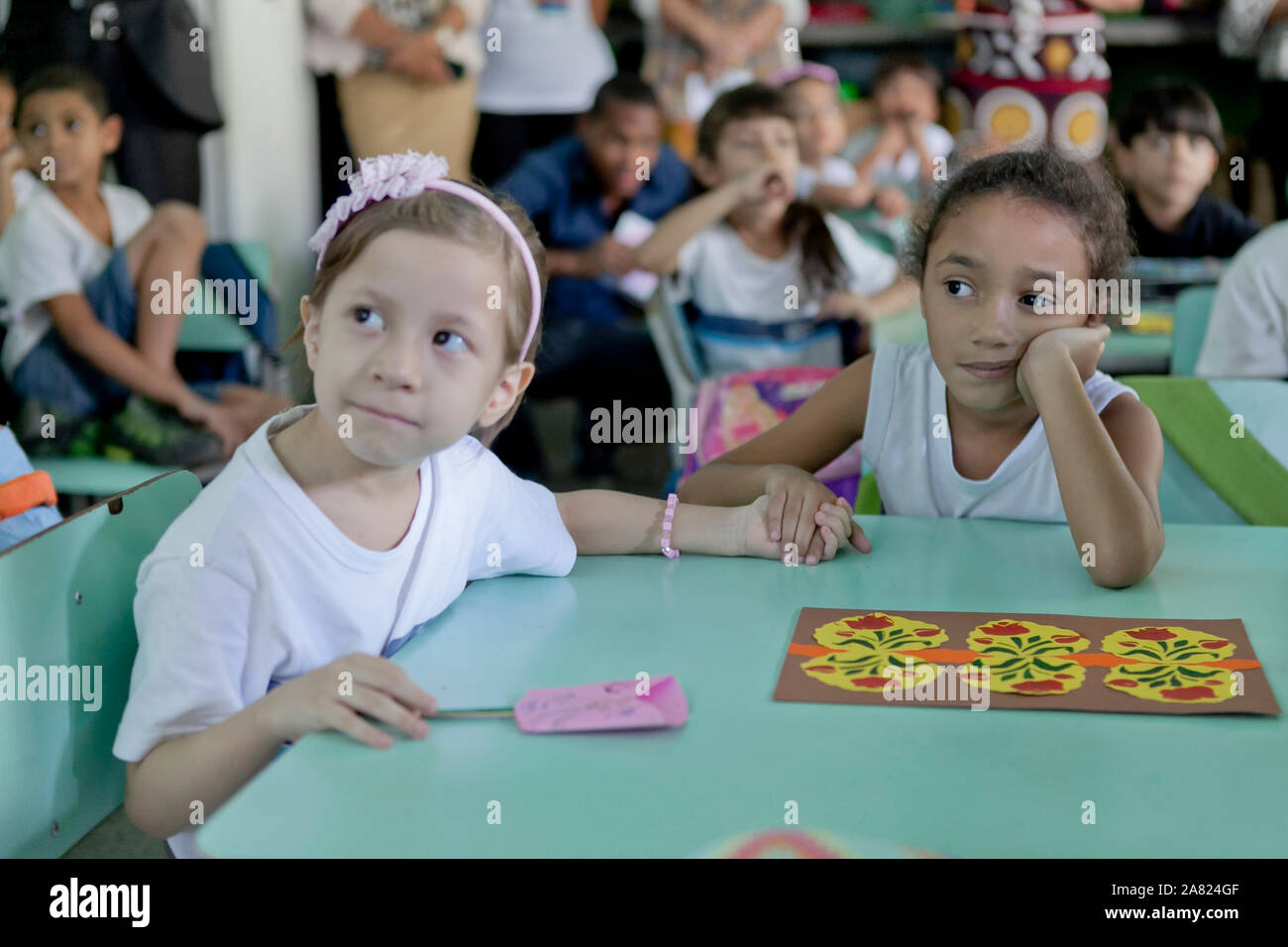 Brazilian students in classroom Stock Photo - Alamy