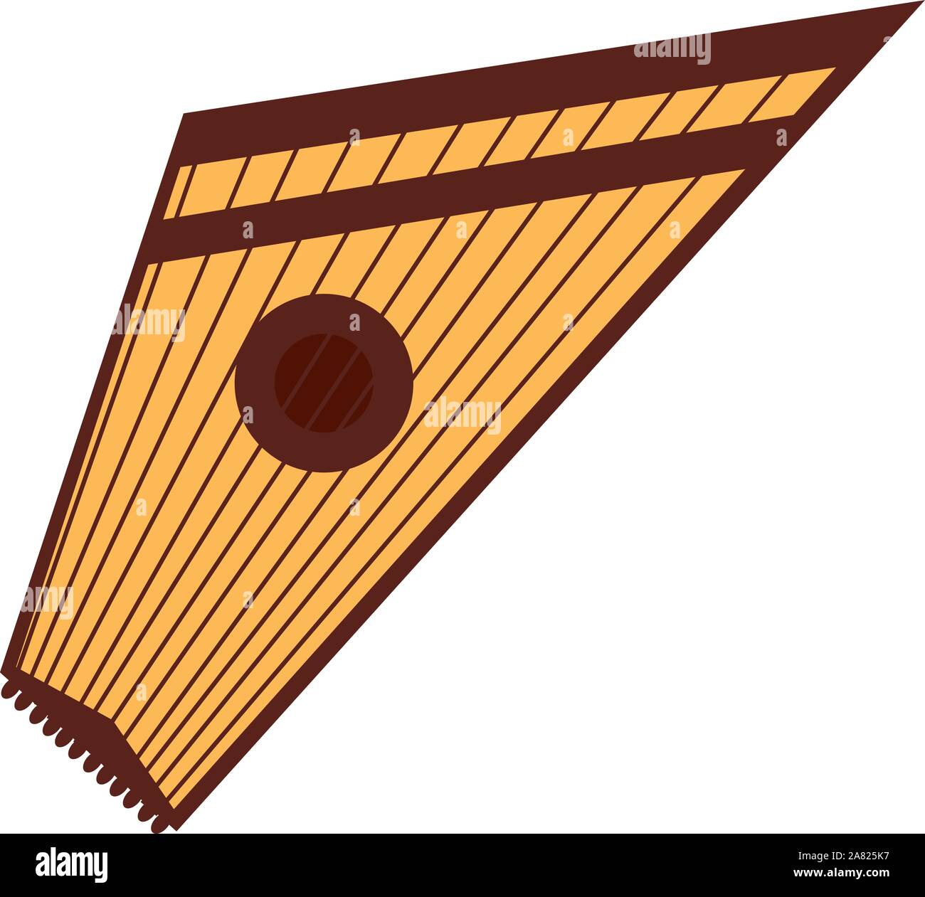 Zither vector vectors Cut Out Stock Images & Pictures - Alamy