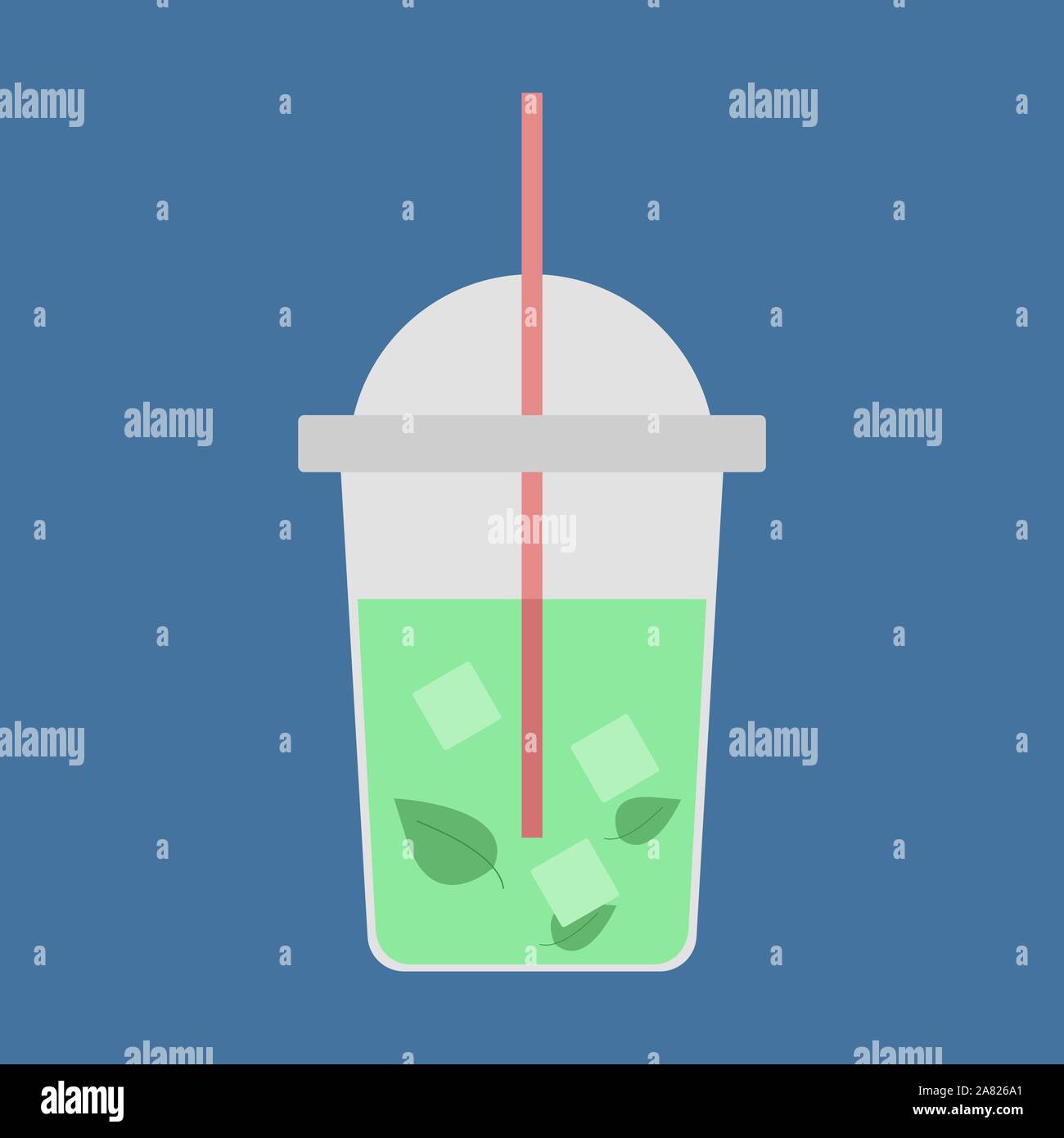 Ice juice Stock Vector Images - Alamy