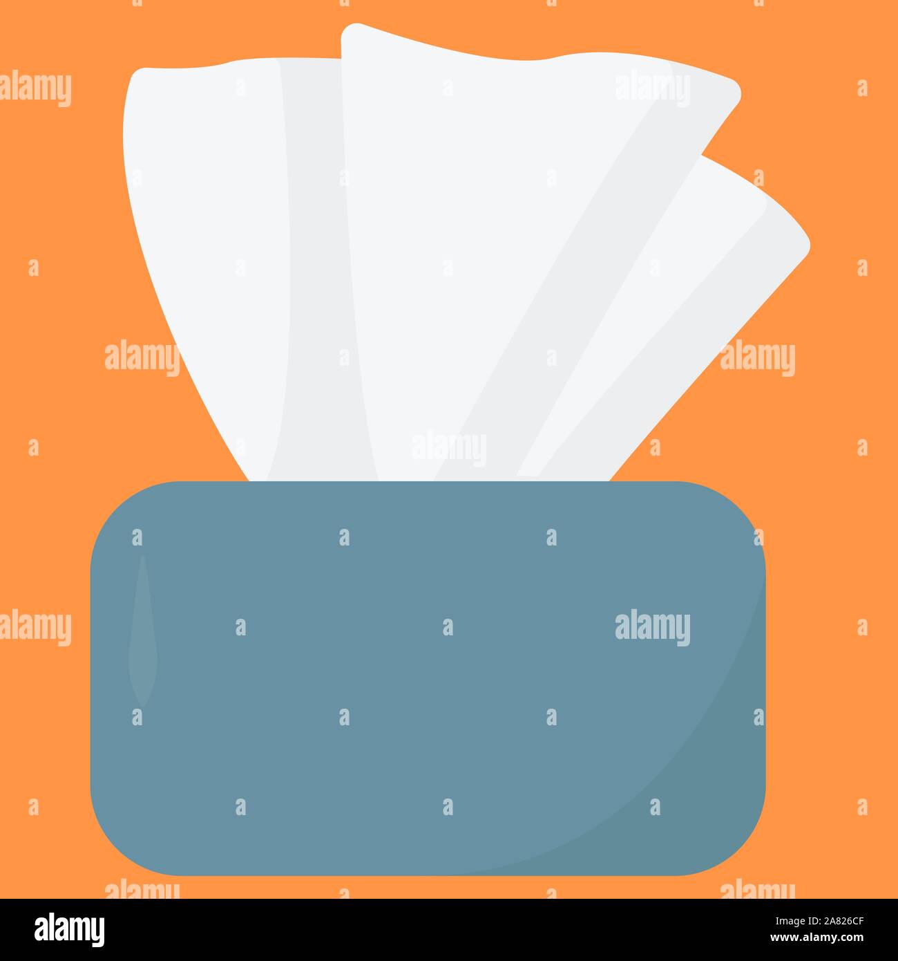 Napkins, illustration, vector on white background Stock Vector Image ...