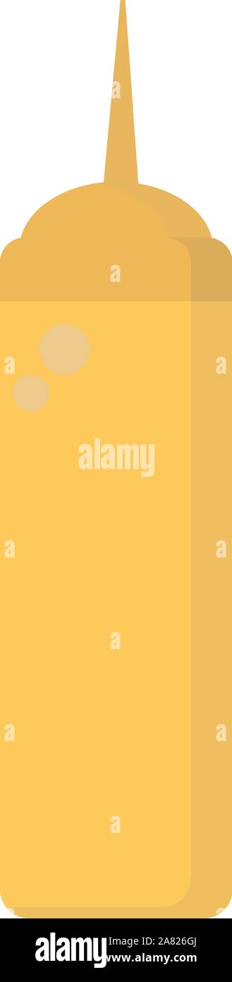Mustard, illustration, vector on white background Stock Vector Image ...