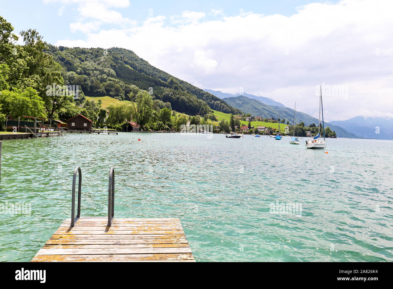 Austrian lake district hi-res stock photography and images - Alamy