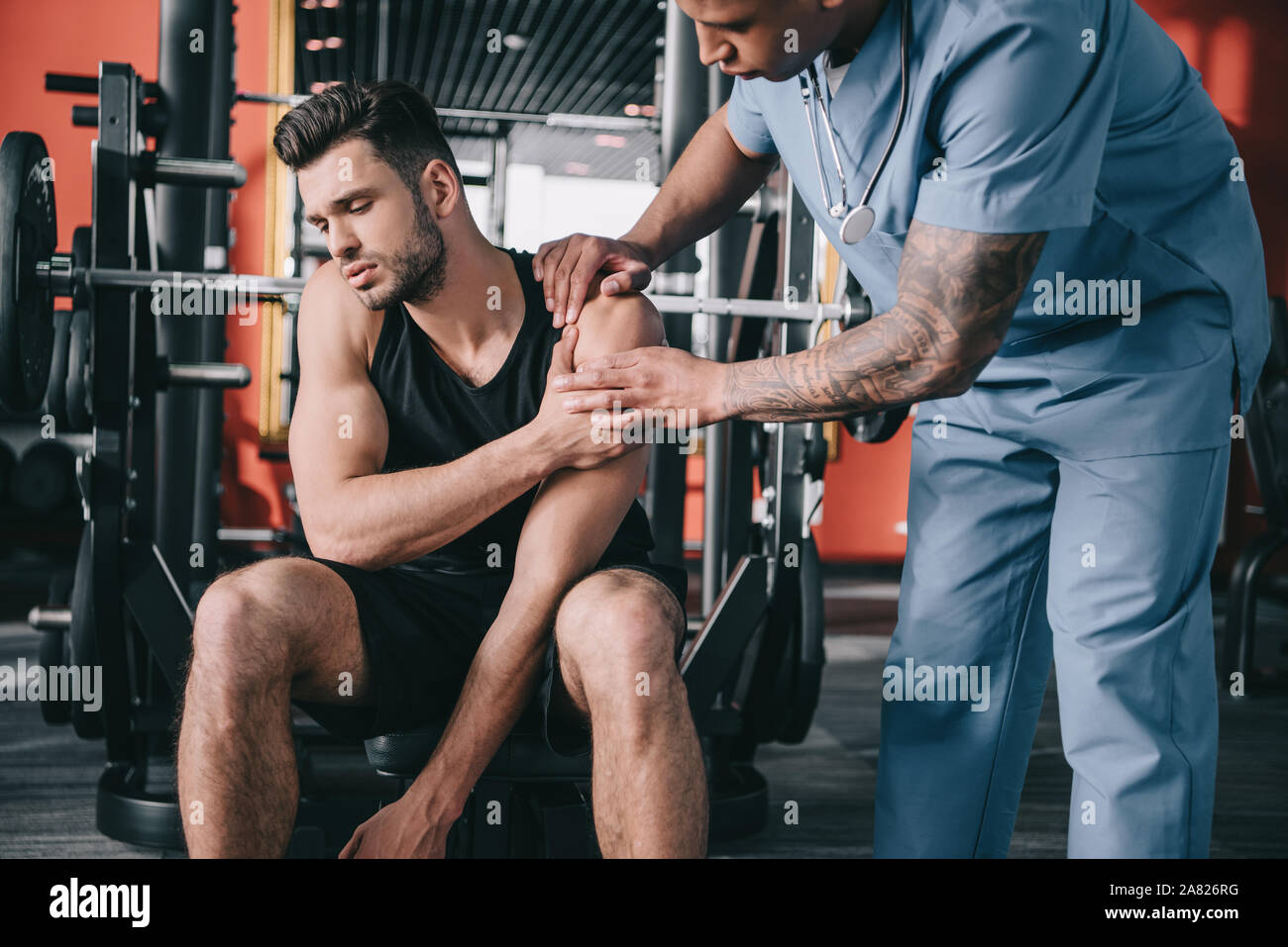 African Shoulder Pain Doctor High Resolution Stock Photography and ...