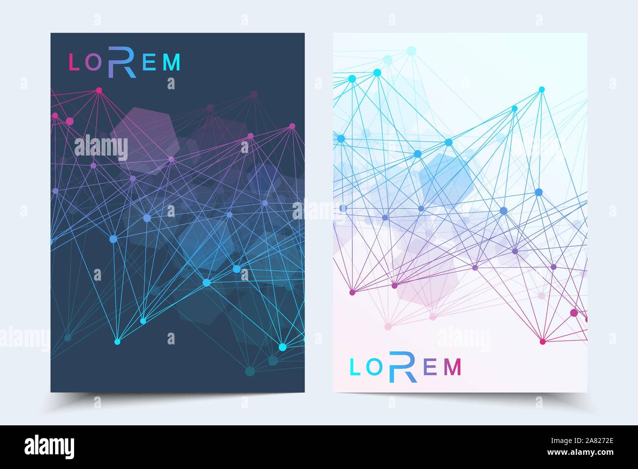 Vector templates for brochure magazine leaflet flyer cover booklet ...