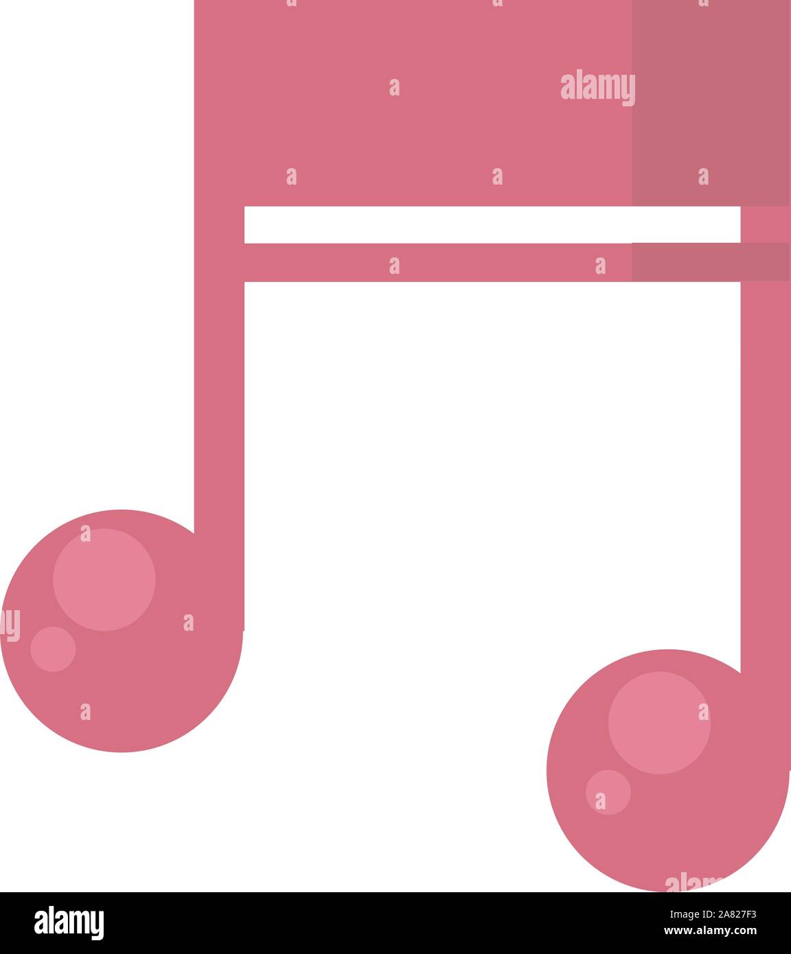 Pink note, illustration, vector on white background Stock Vector Image ...