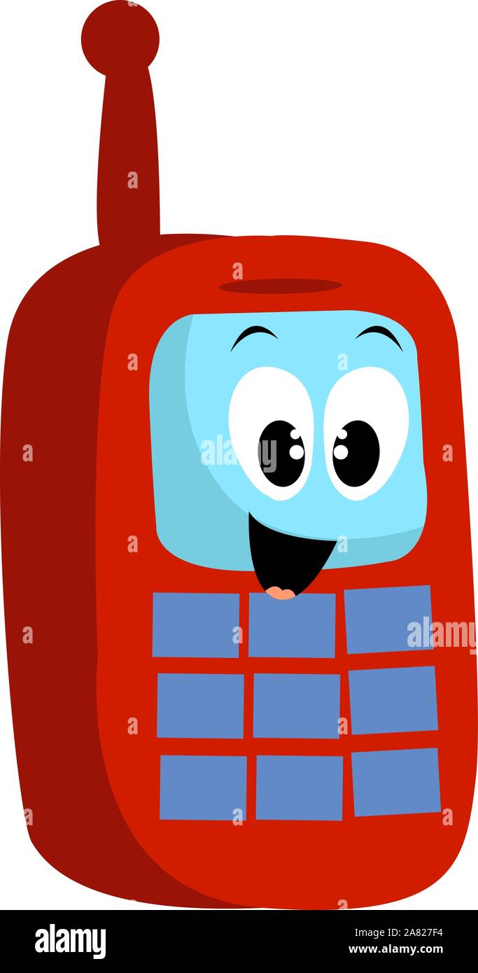 Cartoon smiling technology gadget Cut Out Stock Images & Pictures - Alamy