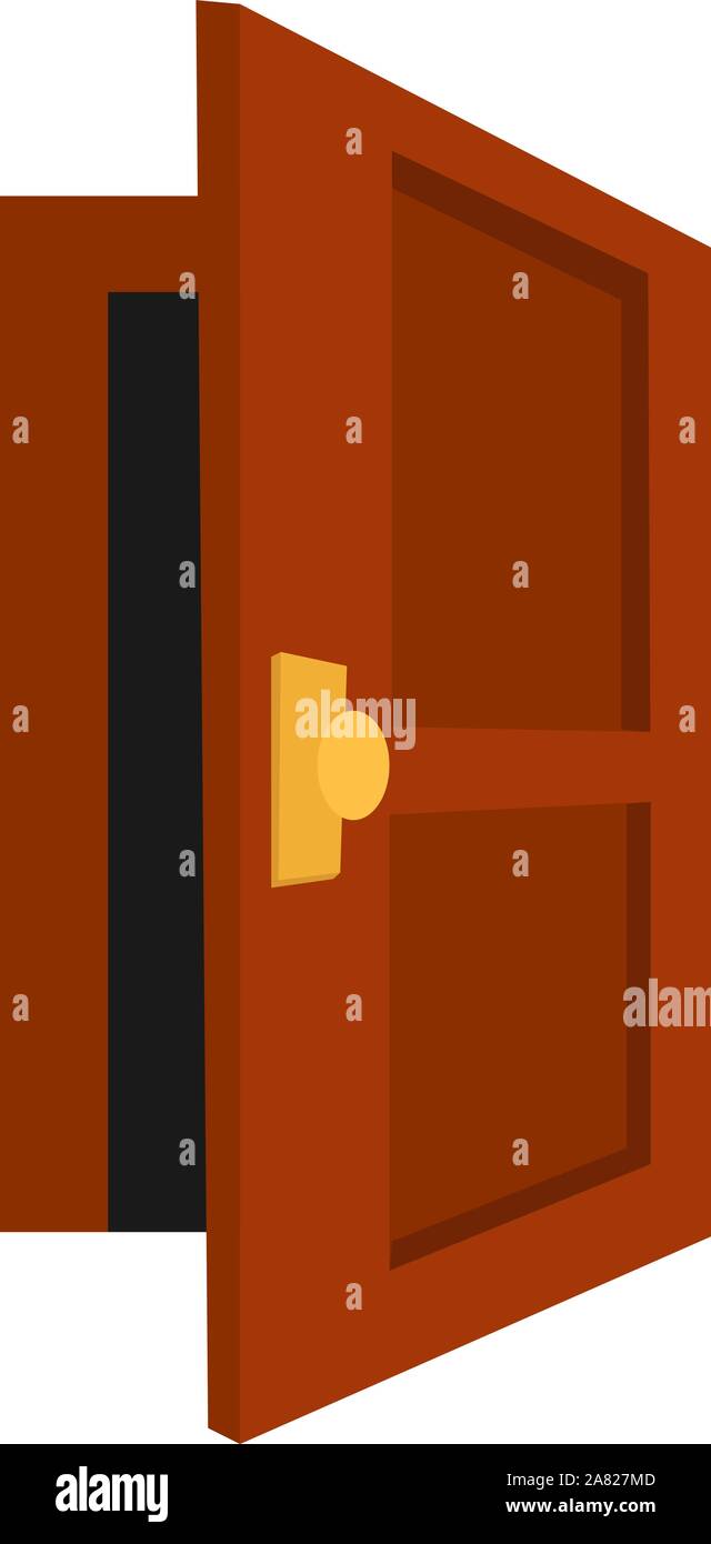 Open door shadow on Stock Vector Images - Alamy